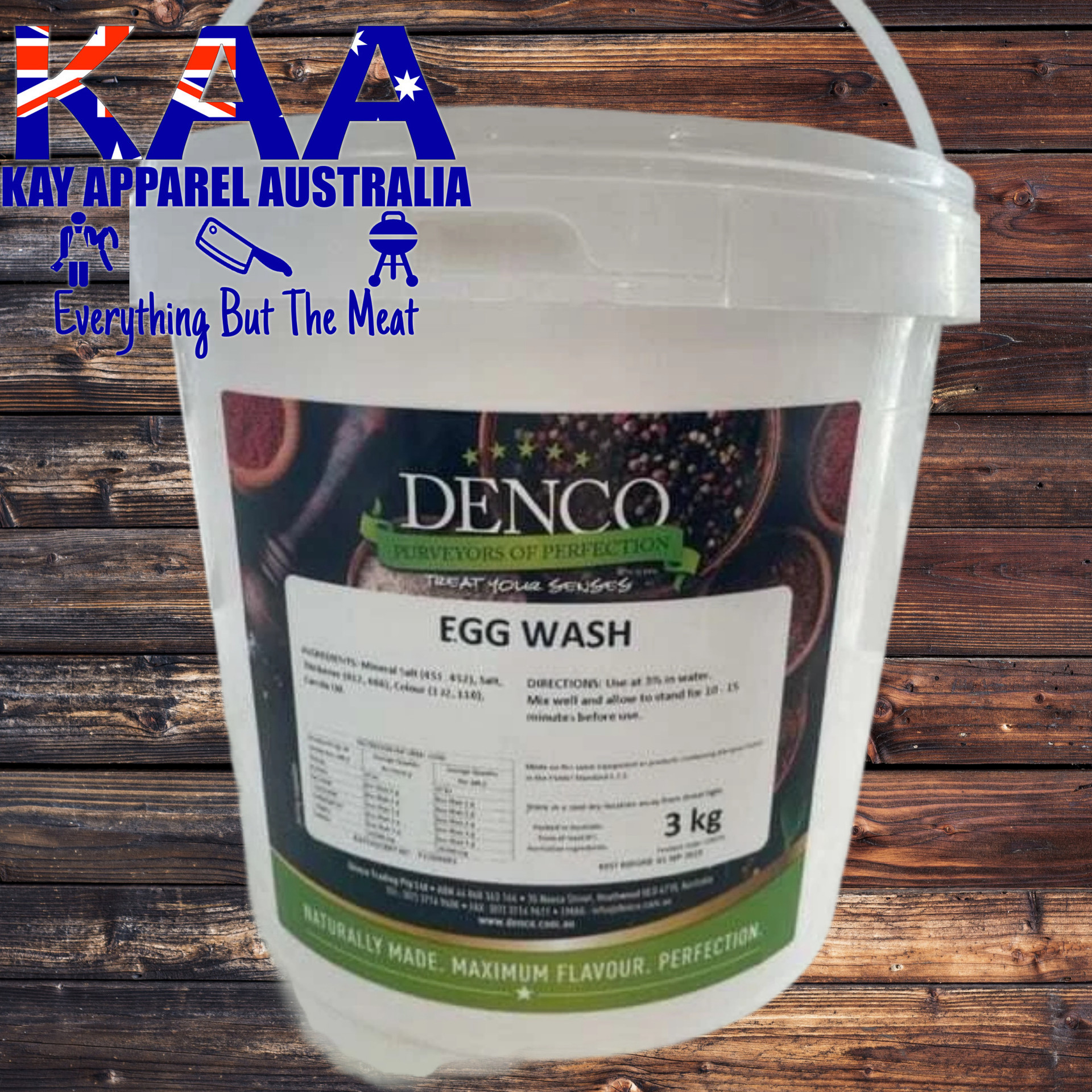 Denco Egg Wash Pre Crumb Coater 3kg - Kay Apparel Aprons And Home ...