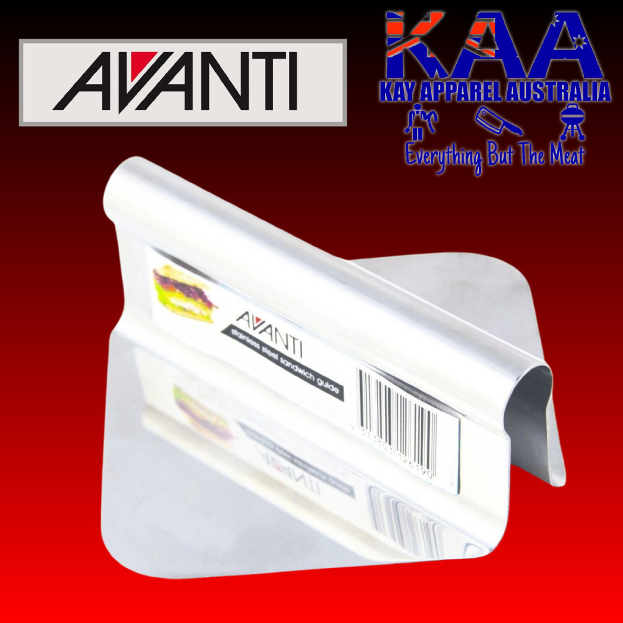 Avanti Stainless Steel Sandwich Cutting Guide 12619 - Kay Apparel ...