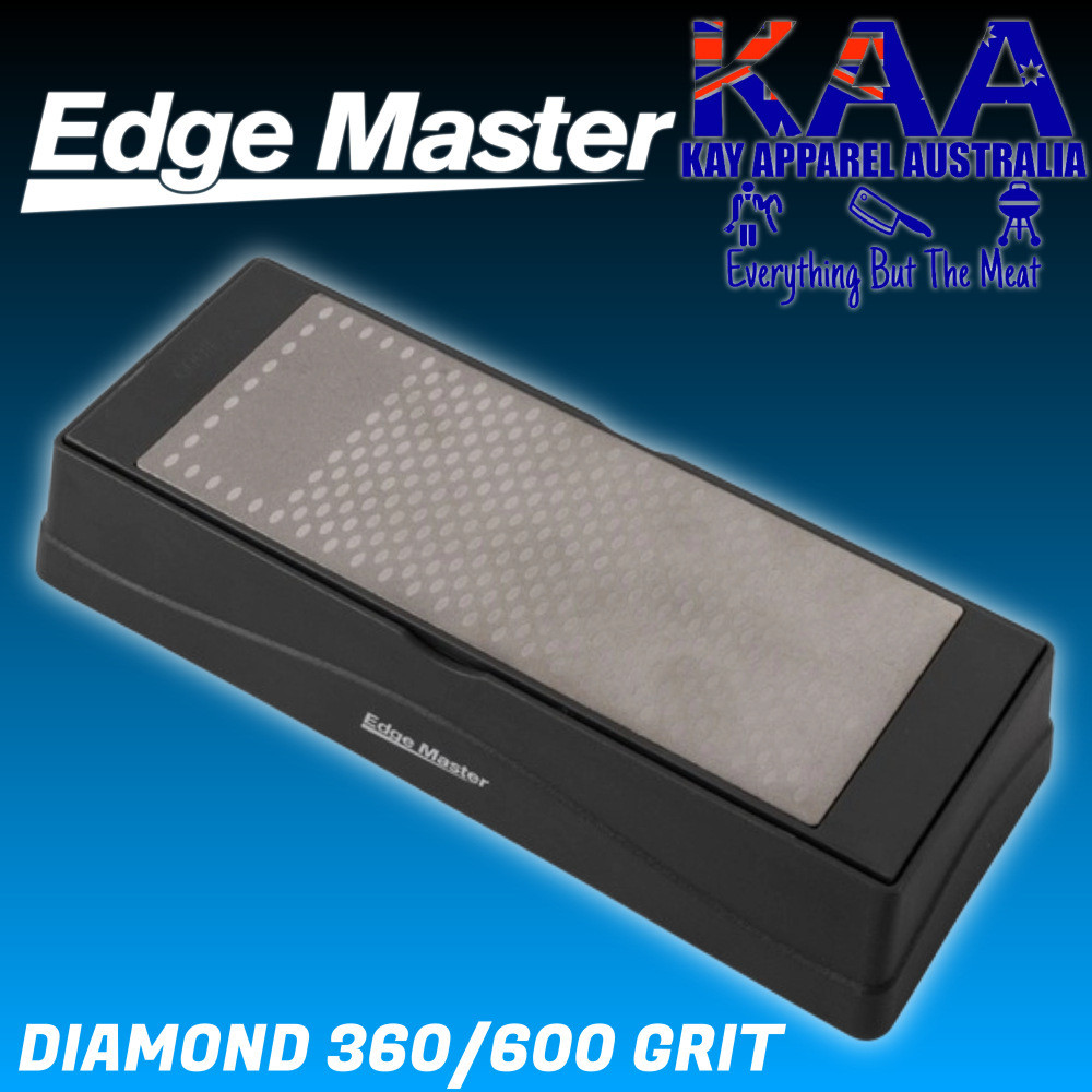 Edge Master Two-Sided Diamond Sharpening Stone, 360/600 Grit - Kay ...