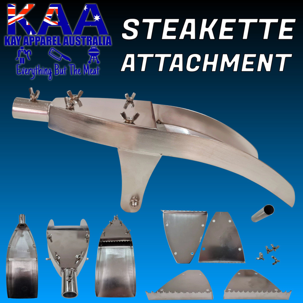 Steakette Attachment Stainless Steel - Kay Apparel Aprons And Home ...