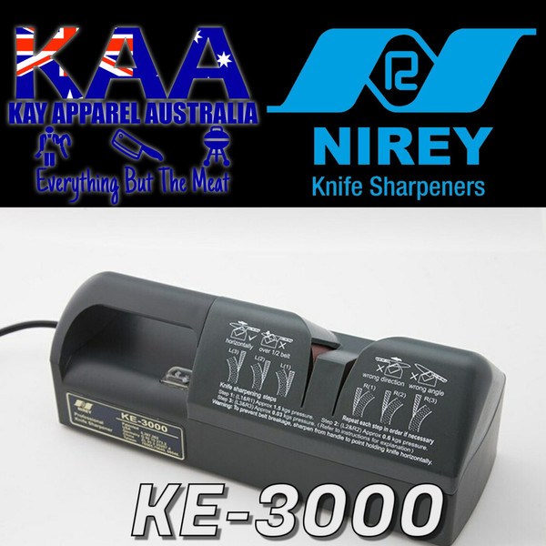 Nirey KE3000 Professional Electric Knife Sharpener + Full Set of Belts ...