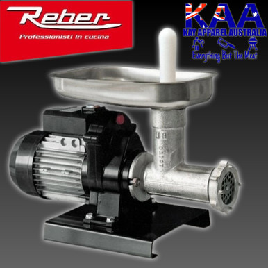 Reber N.12 Electric Meat Mincer 0.5HP, Italian Made - Kay Apparel ...