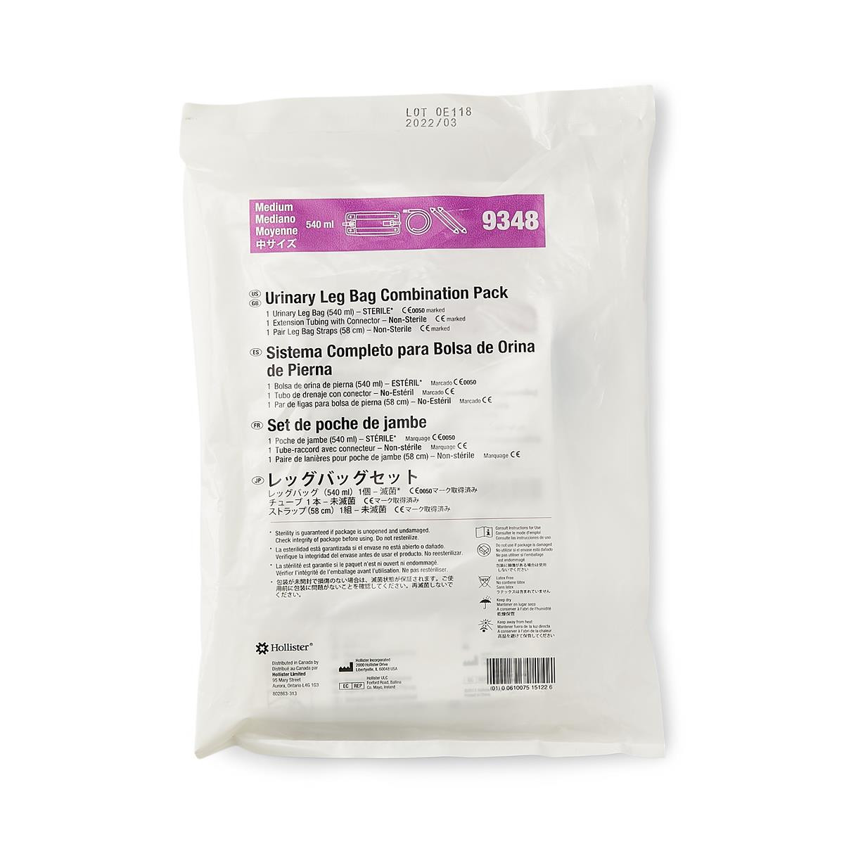 Urinary Leg Bag Combination Packs