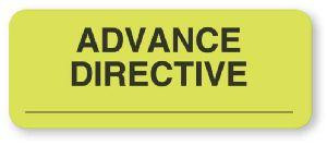 "Advance Directive" Labels