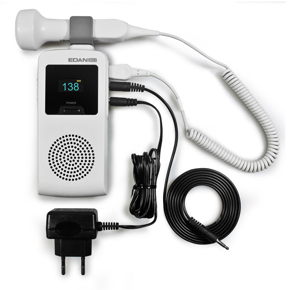 Edan SD3 Ultrasonic Pocket Vascular and Fetal Dopplers