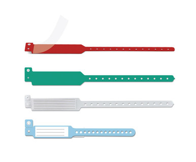 Medline Tamper Resistant Snap Closure ID Bands