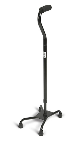 Medline Aluminum Quad Canes - 2/CS, Black