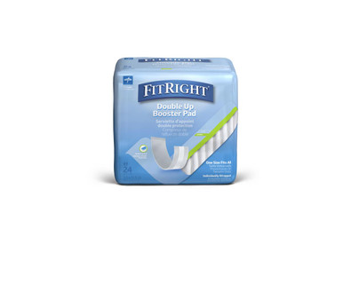 FitRight Double Up Thin Incontinence Booster Pads