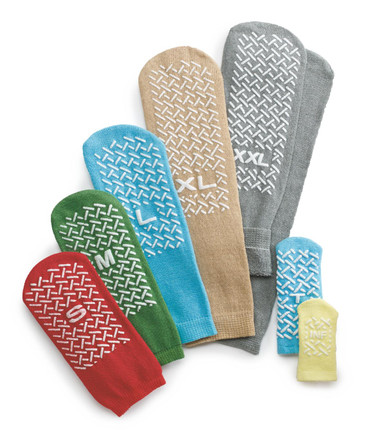 Medline Single-Tread Terry Patient Slippers