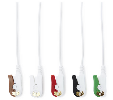 Medline Disposable ECG Lead Wires – 38" Standardized Connection