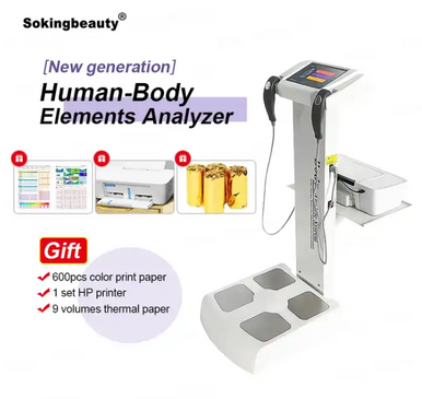 Professional Body Composition Analyzer with LCD Touch for Health and ...