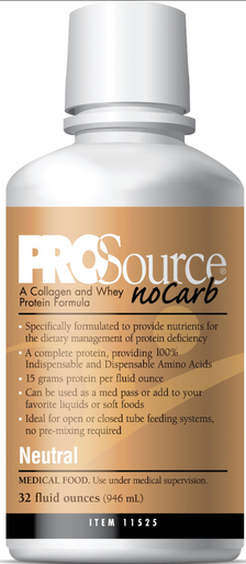 ProSource NoCarb Liquid Protein - Sugar-Free, High-Protein Supplement ...