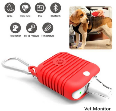 Wireless Veterinary Pulse Oximeter – SpO2, ECG & Heart Rate Monitor for ...