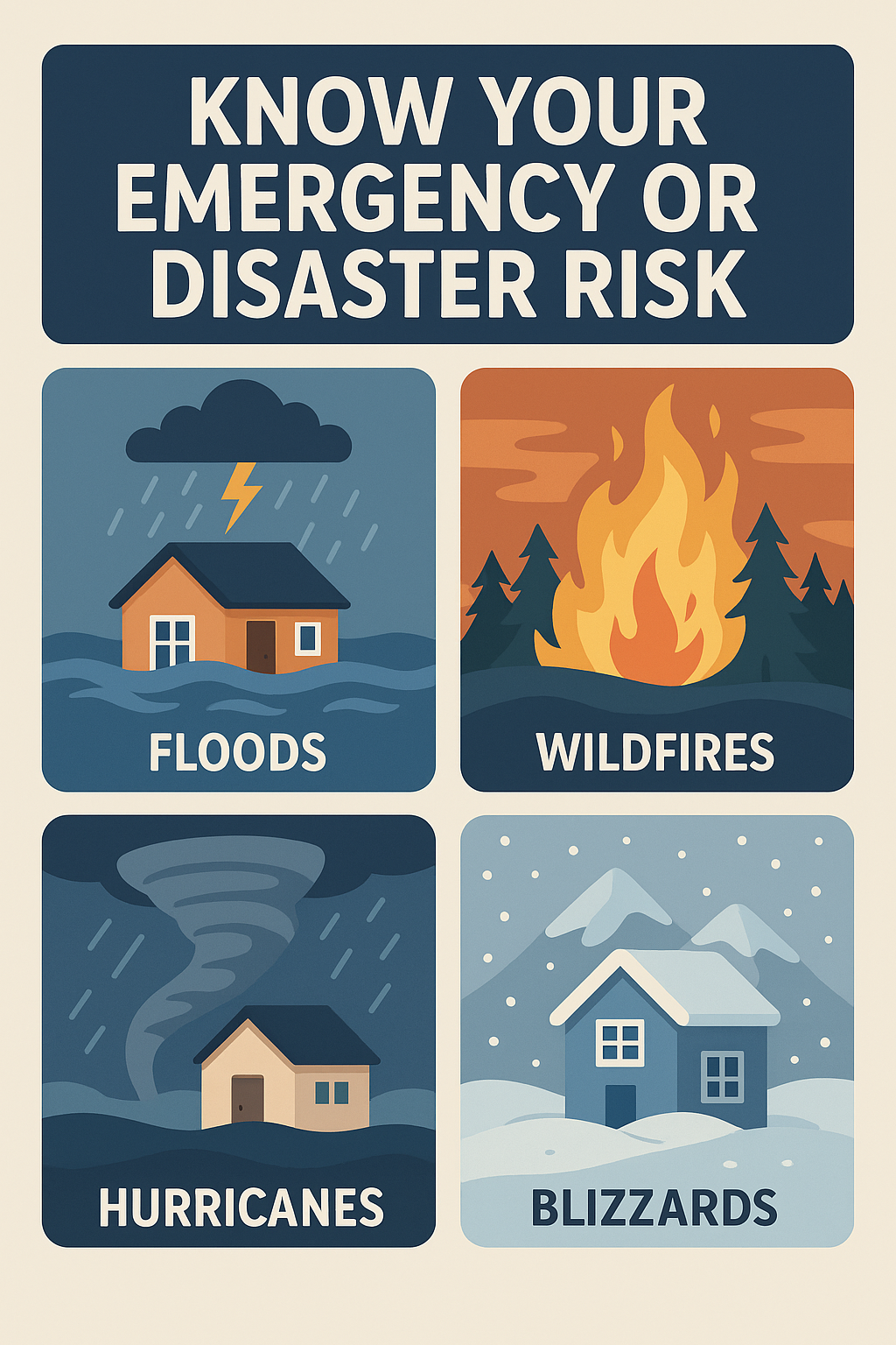 Know Your Emergency or Disaster Risk - National Preparedness Month ...