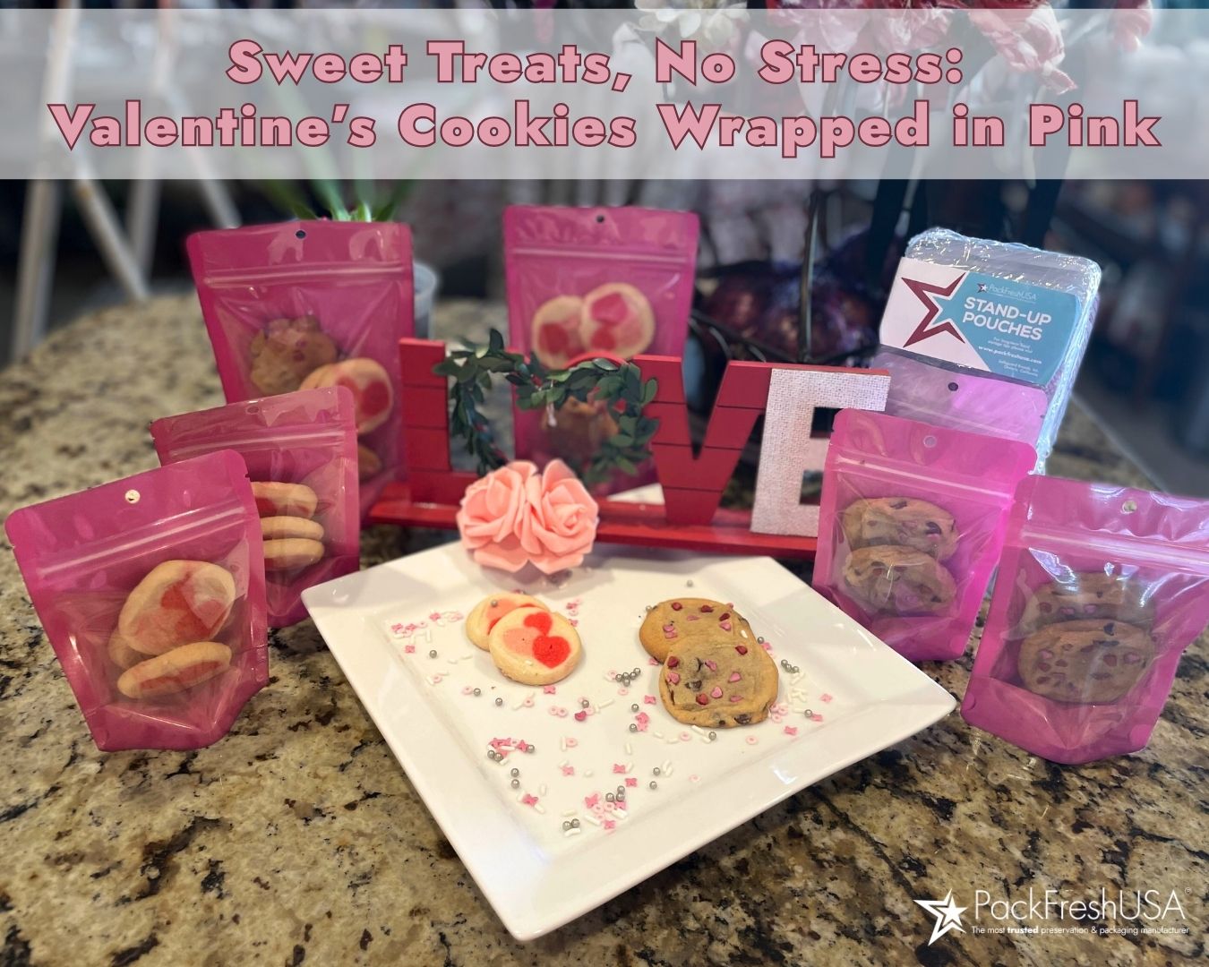 Sweet Treats, No Stress: Valentine’s Cookies Wrapped in Pink - PackFreshUSA