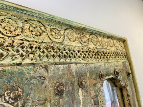 Vintage Carved Door Mirror - Sohal Living