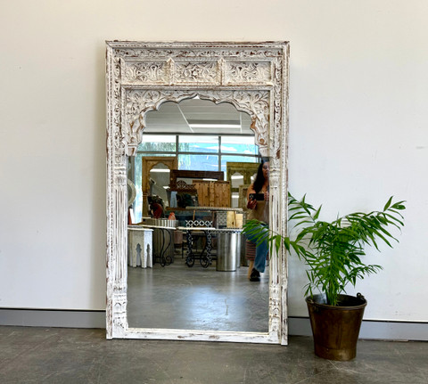 Indian Arched Mirror- Ht 151cm - Sohal Living