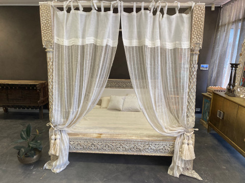 Pure Linen Sheer Stripes Curtain - Sohal Living