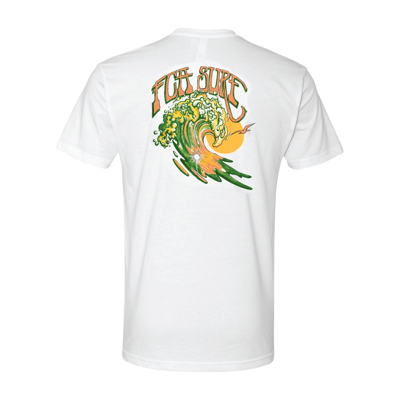 FCA Surf Wave Tee - NAVY