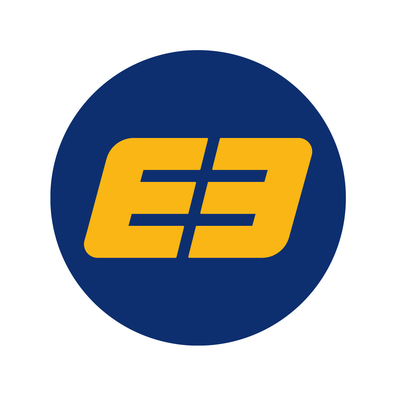 E3 Logo Circle Sticker