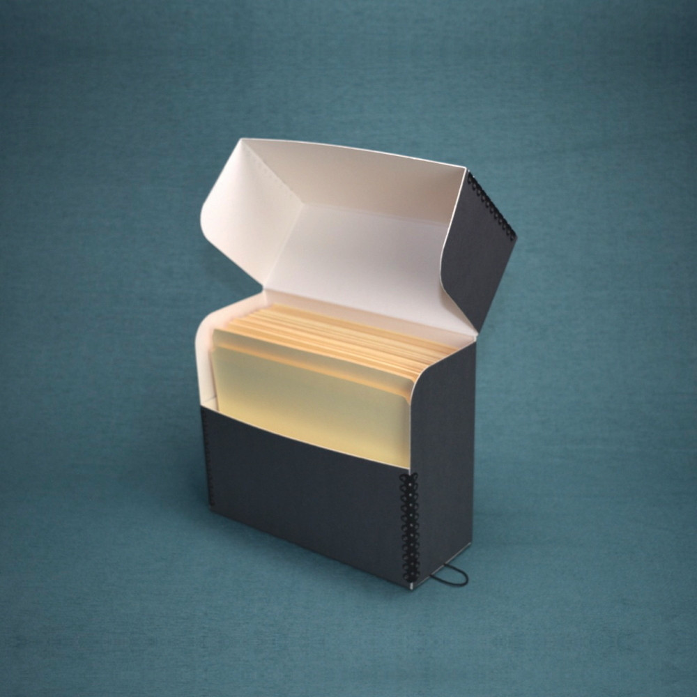 Flip Top Archival Document Box - Hollinger Metal Edge