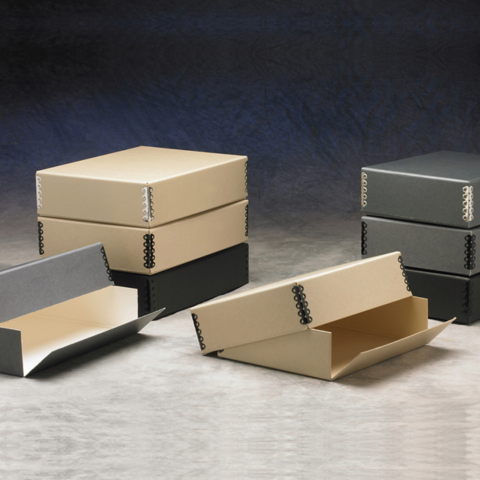 Clamshell Storage Boxes - Hollinger Metal Edge