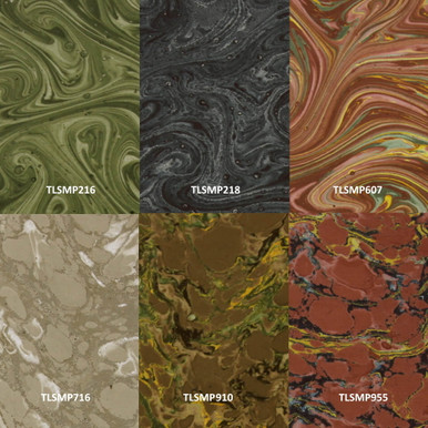 French Marbled Papers - Hollinger Metal Edge