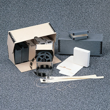 Microfilm Storage Case With Hinged Lid