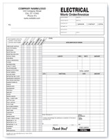 Electrical Work Order Invoice | Windy City Forms