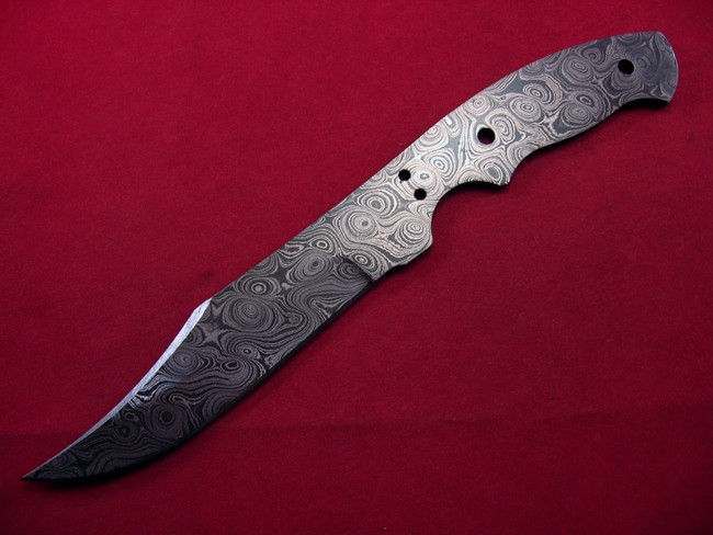 Alabama Damascus Blade / ADS0022-DKG - Alabama Damascus Steel & Cutlery