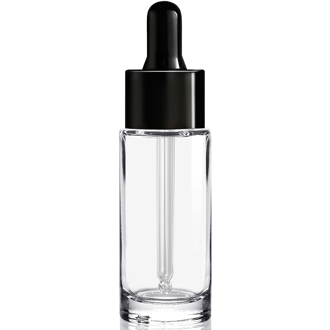 Dropper for Glass Bottle | Black Collar Black Bulb | Glassnow
