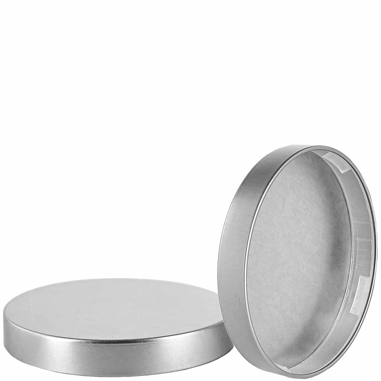 Silver Metal Cap For Wide Mouth Calypso Container | Glassnow