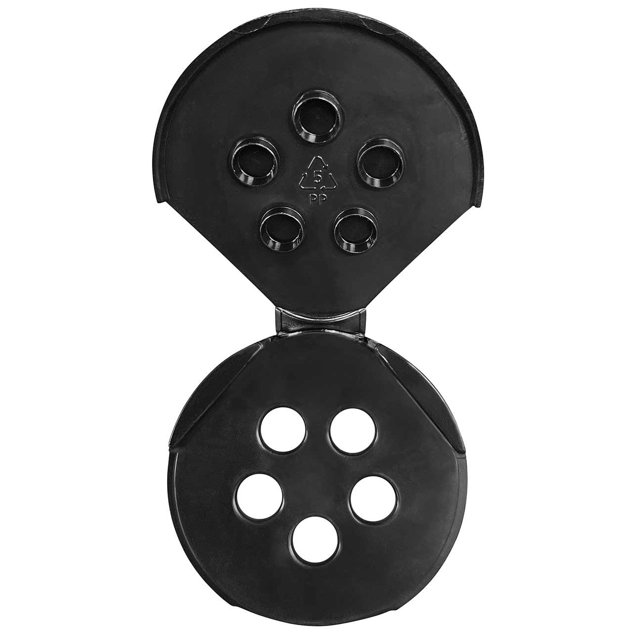 Spice Cap 43/400 Black PP Dispensing Cap, 5 Holes No Liner ...