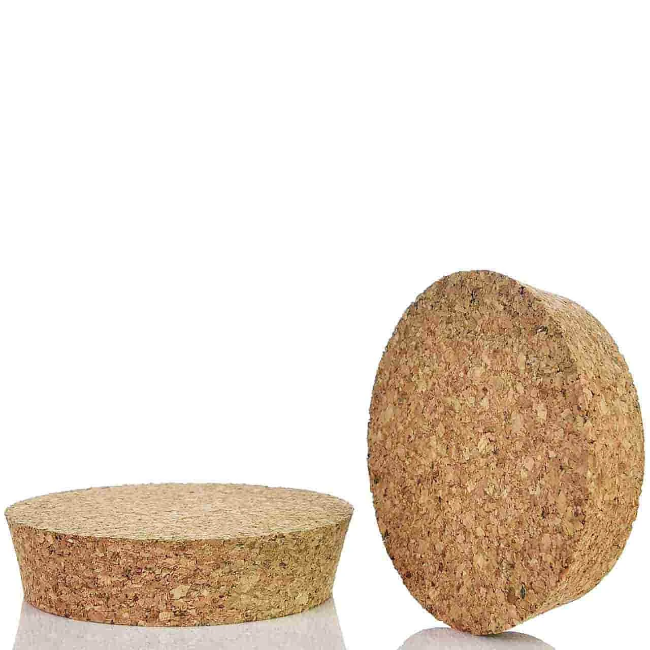 Tapered Agglomerated Cork 3 1/3" Top Diam, 2 7/8" Bottom Diam, 13/16" H ...