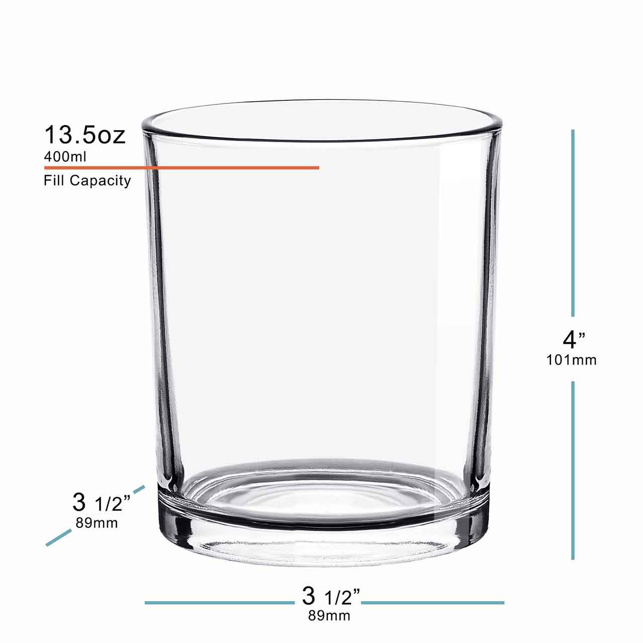 13.5 oz Old Town Glass Container | Glassnow