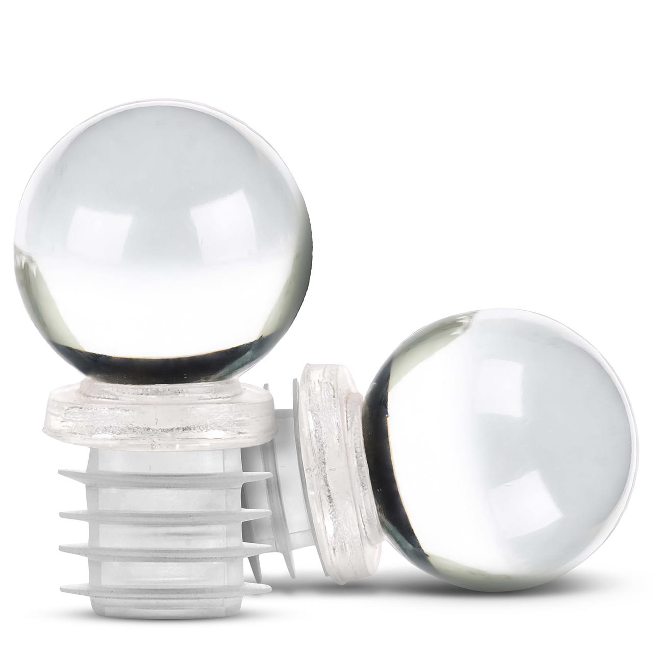 1 1/4" Ball Glass Top Stopper For 18.5mm Opening Bottles | Glassnow