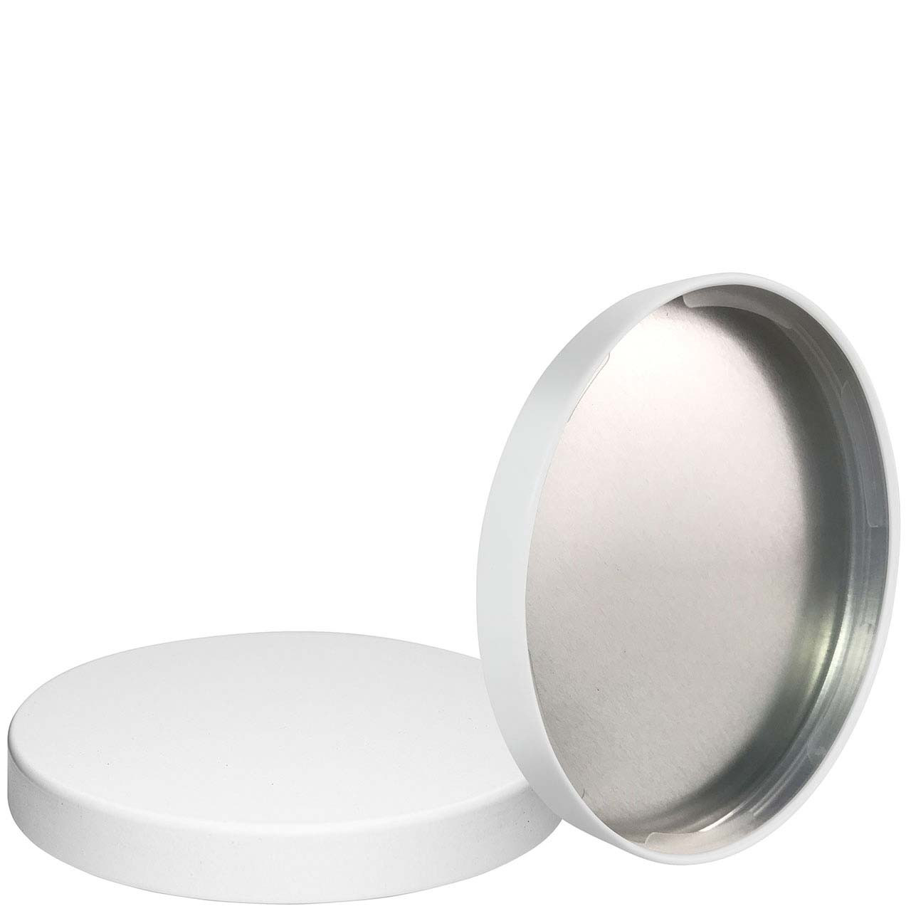 White Metal Cap For Lexington Container | Glassnow