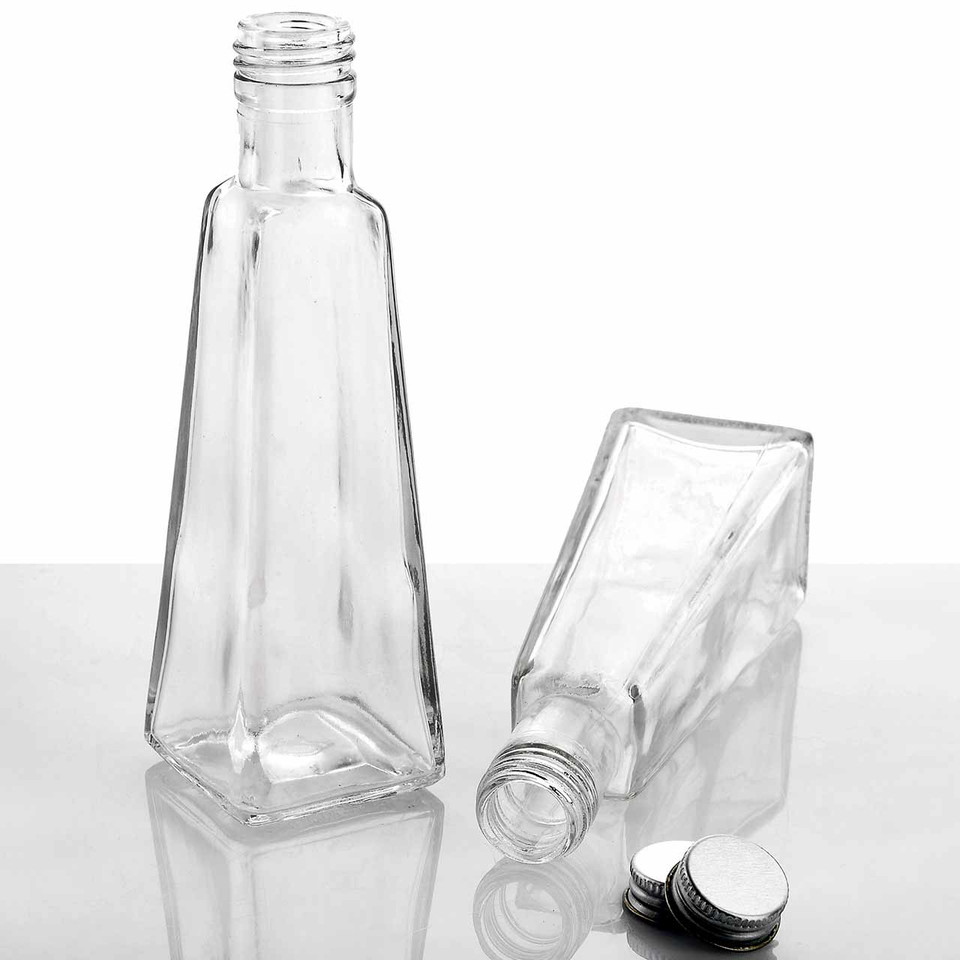 7 oz Pyramid Glass Bottle 28mm Thread | Glassnow