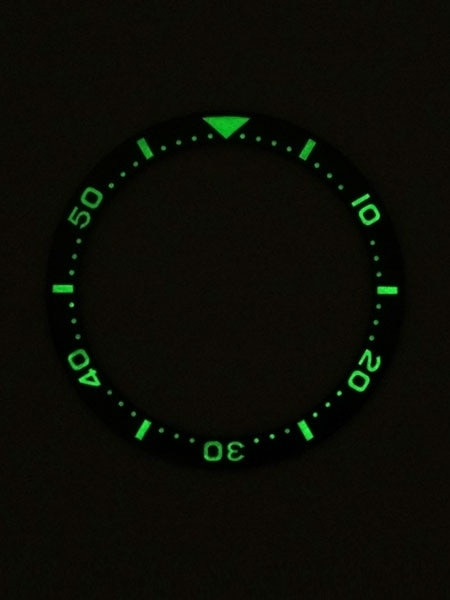 Black Luminous Ceramic Bezel Insert for Seiko Turtle SRP773, 775, 777 ...
