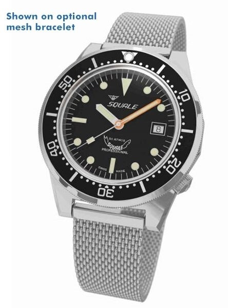 Squale 500 meter Professional Swiss Automatic Dive watch with Sapphire ...