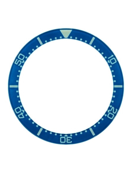 Blue Luminous Sapphire Bezel Insert for Squale 1521 dive watches #C20
