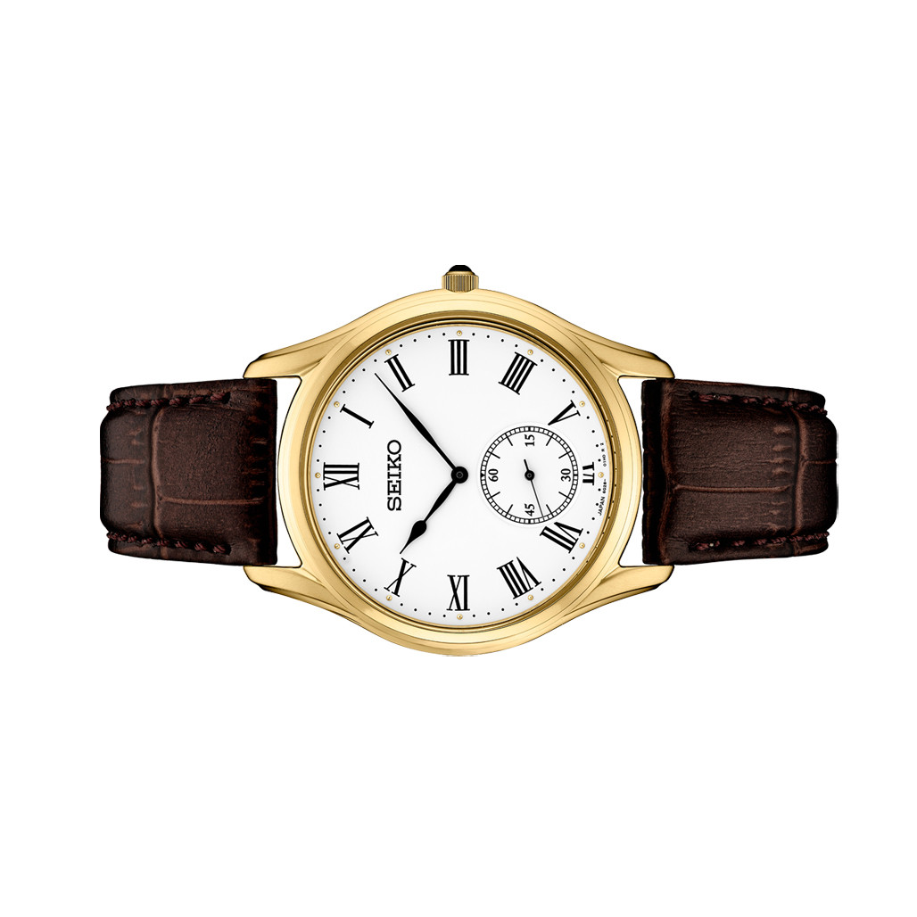 Seiko Essentials 39mm Dress Watch with White Dial #SRK050