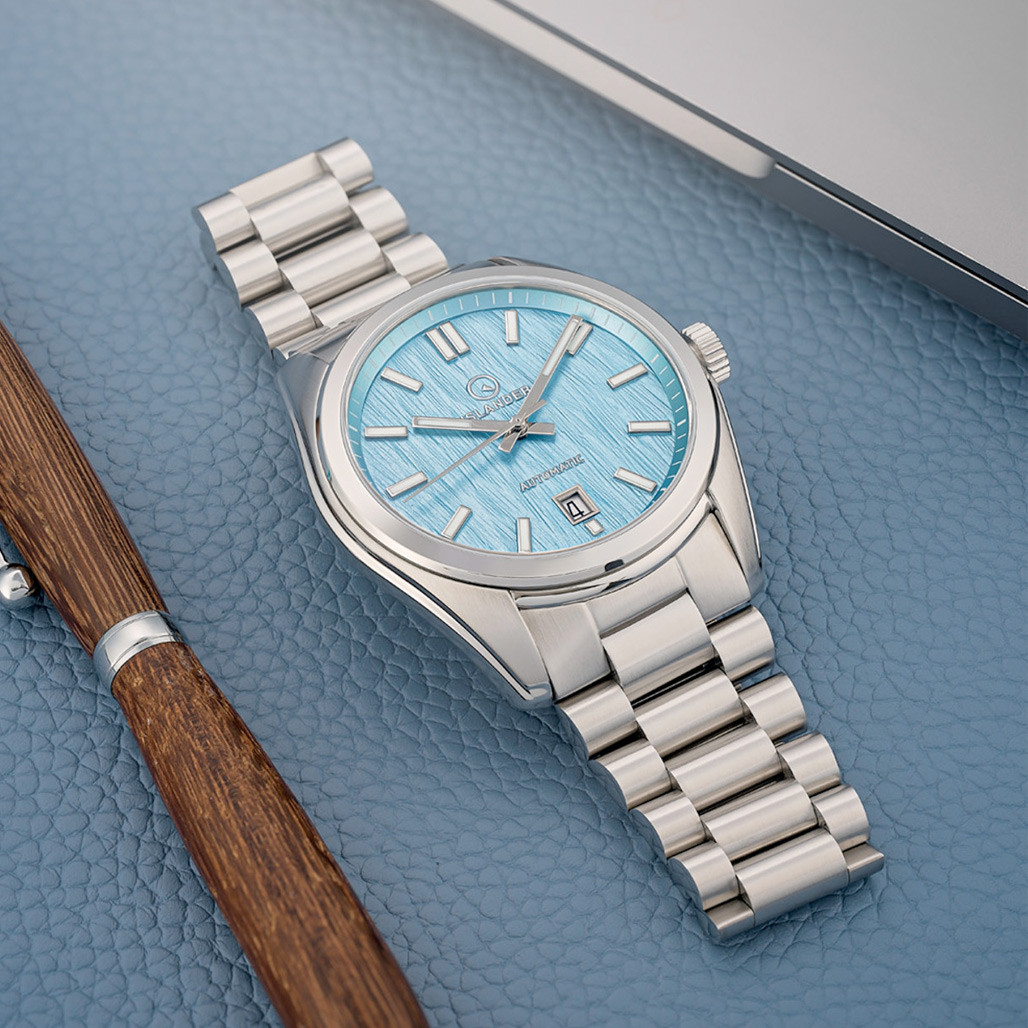 Islander Upper Brookville Automatic Dress watch with Blue Birch Dial # ...