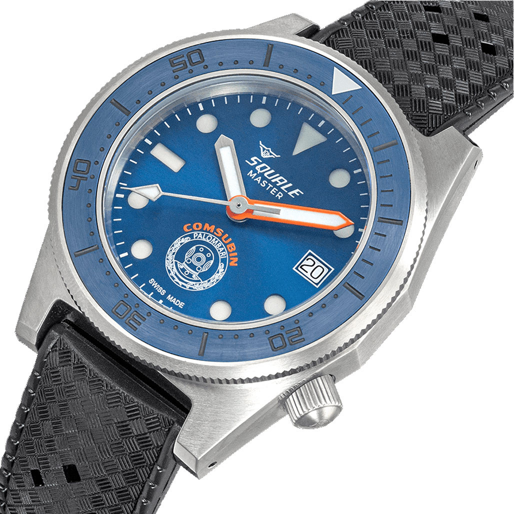 Squale Grade 5 Titanium Master X Palombari Del Comsubin 1200 Meter Dive ...