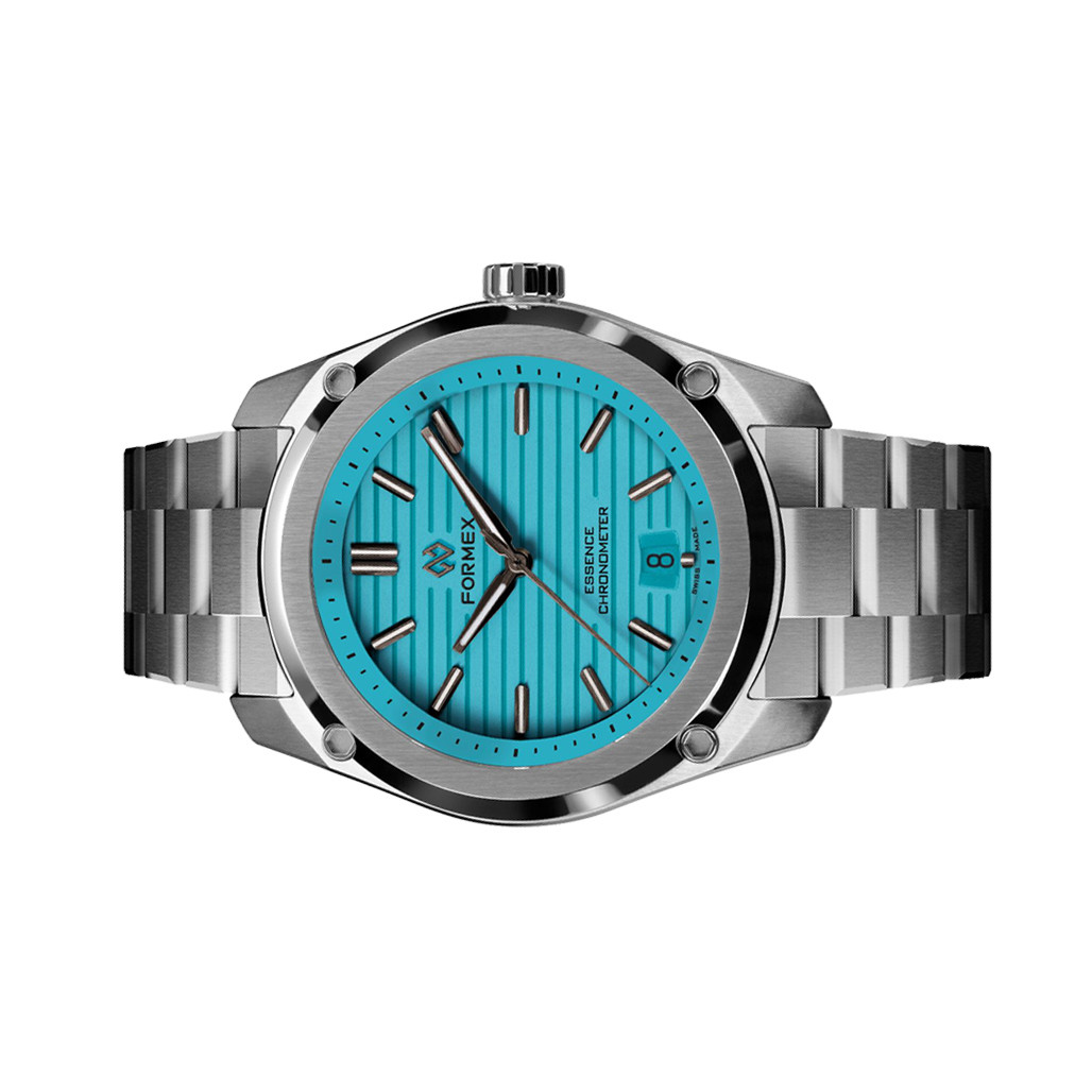 Formex Essence 39mm Swiss Splash Automatic Chronometer with Baby Blue ...