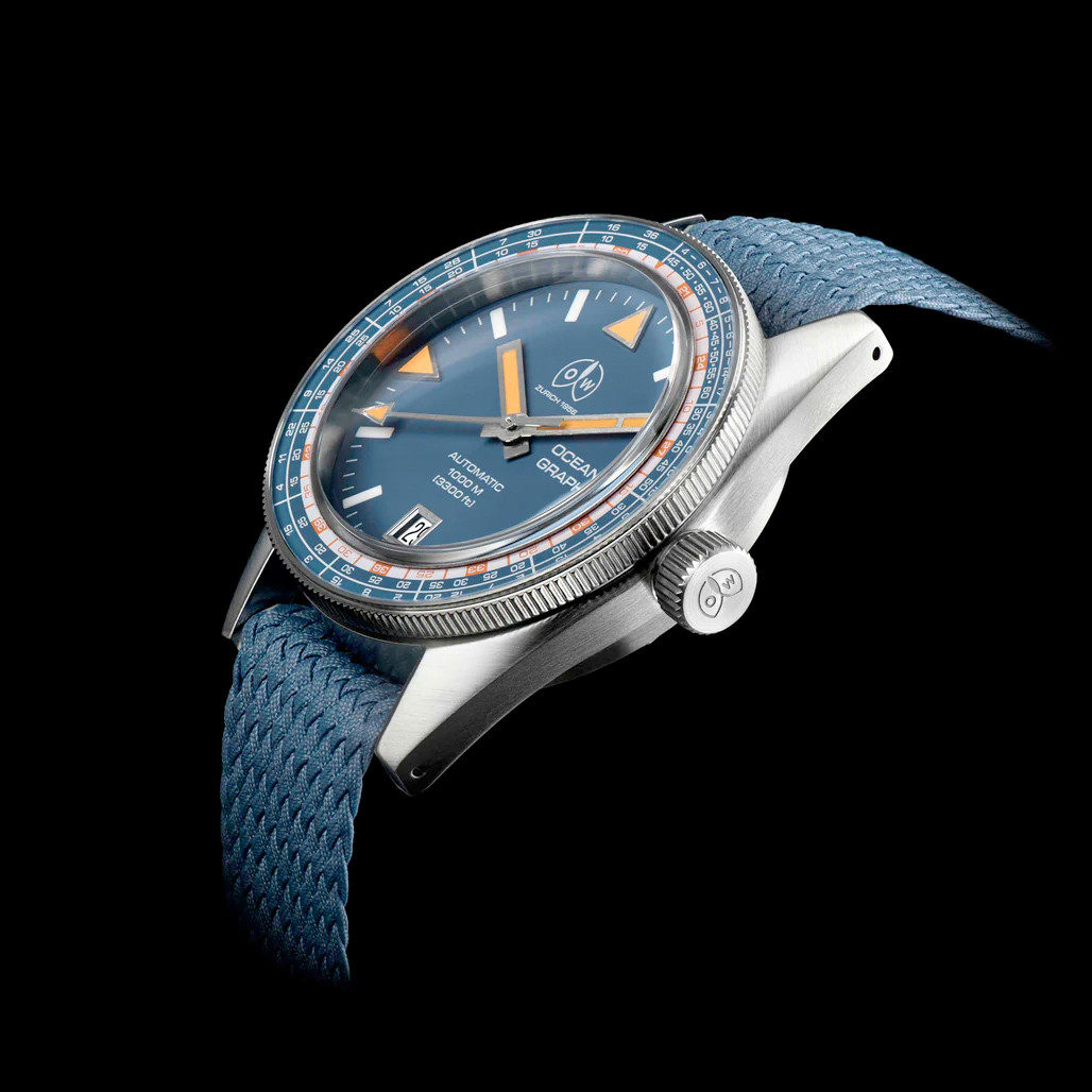 Ollech & Wajs Swiss Automatic Ocean Graph Dive Watch with Decompression ...