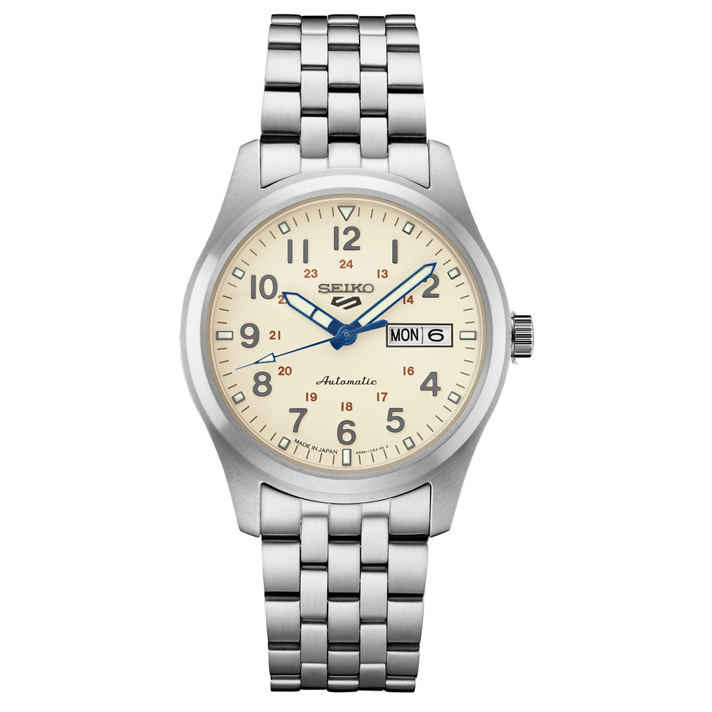 Seiko 5 Sports Field Watch 110th Anniversary Limited Edition wtih Cream ...