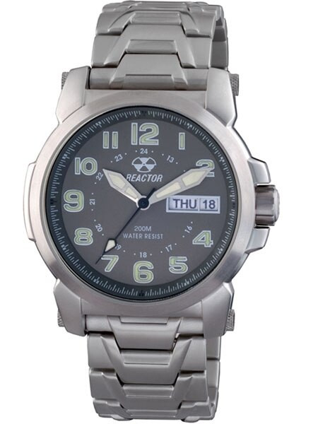 Reactor Atom Watch with SuperLuminova Illumination, Stainless Steel ...