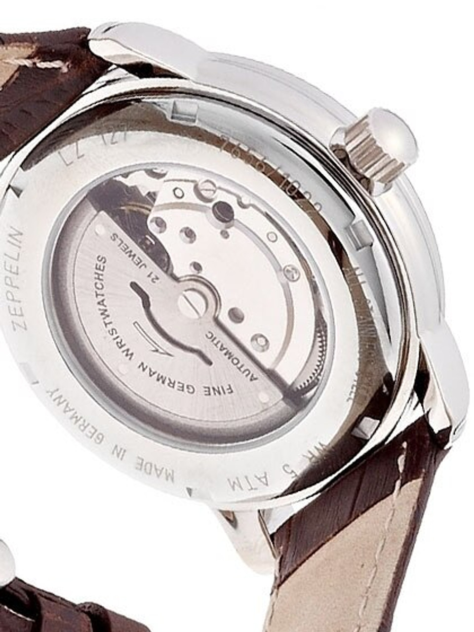 Graf Zeppelin Automatic Date Watch With Gold Tone Applied Numbers 7656 1