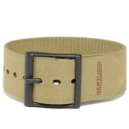 Bertucci Olive Drab Tridura Watch Strap with Black PVD Stainless Steel ...